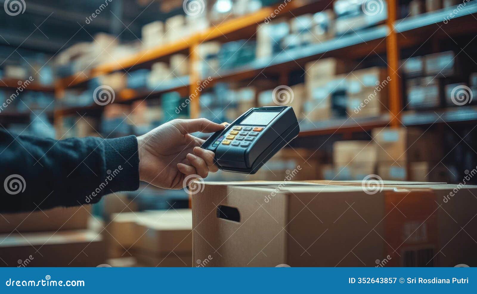Warehouse Inventory Management System Processes Orders with Handheld ...