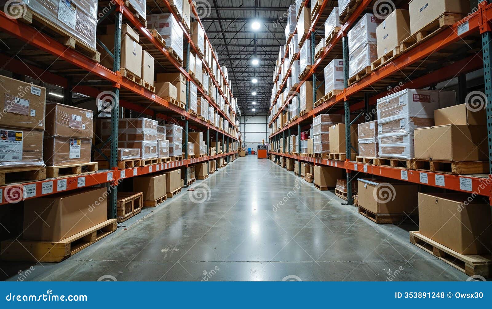 Warehouse Inventory Management Systems Organized for Efficiency Stock ...