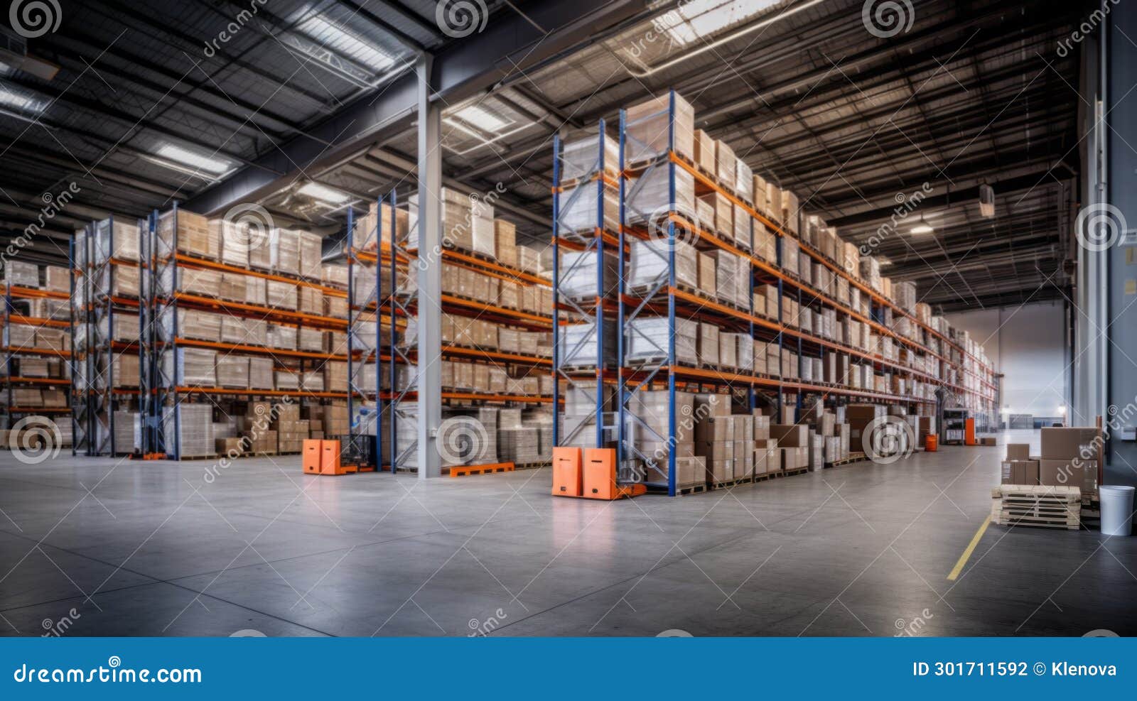 It is a Warehouse of a Large-scale Shopping Center Stock Photo - Image ...