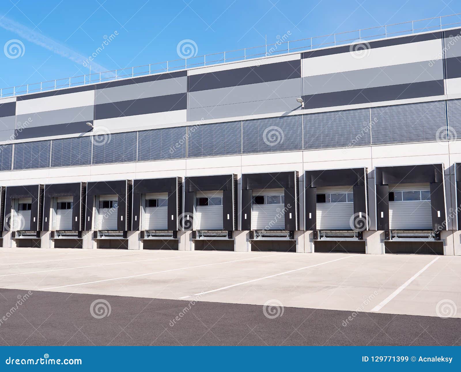 Warehouse Loading or Unloading Ramp View at Sunny Day Stock Image ... Warehouse Loading or Unloading Ramp View at Sunny Day Stock Image ...