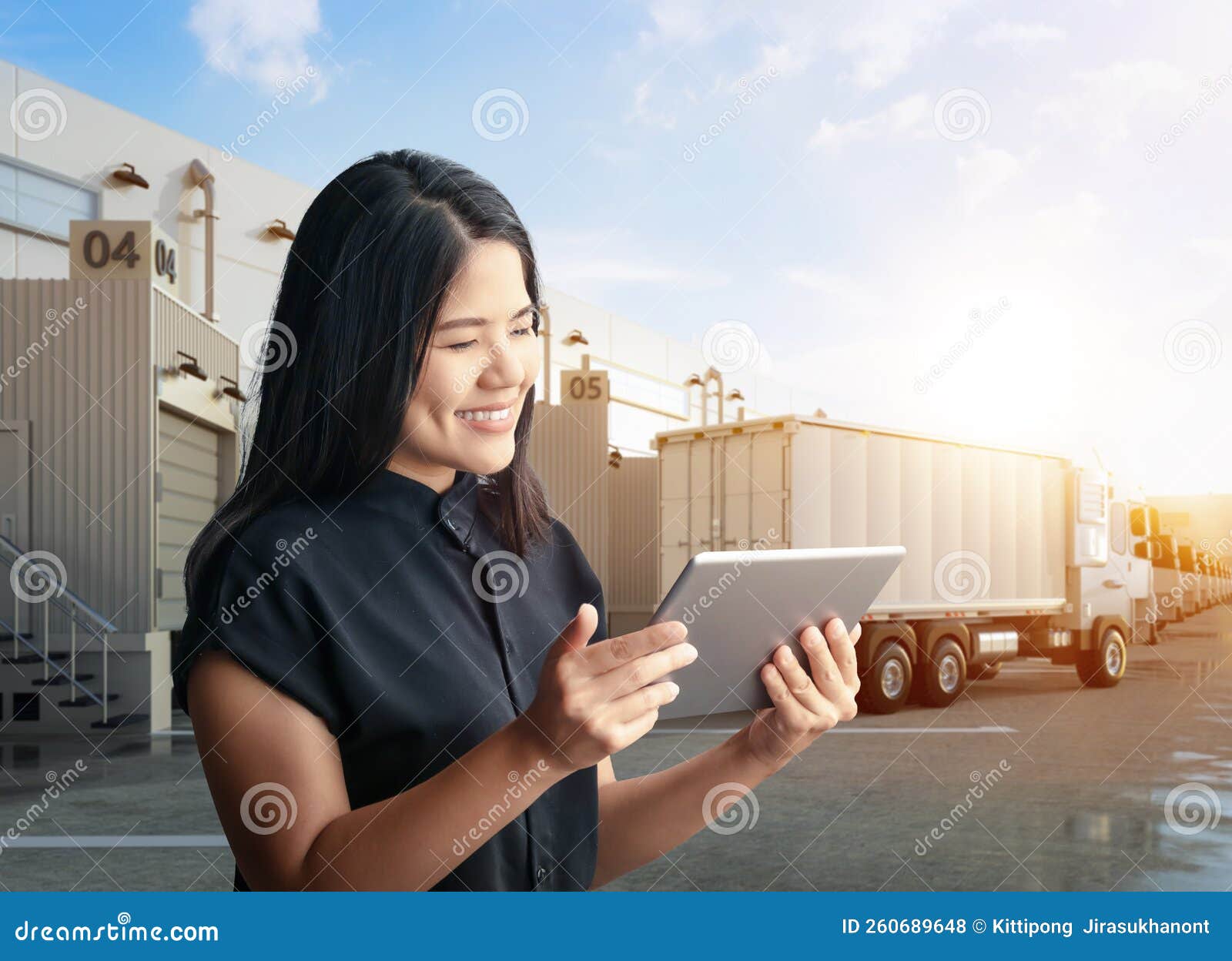 Warehouse or Logistic System Management with Assistant and Digital ...