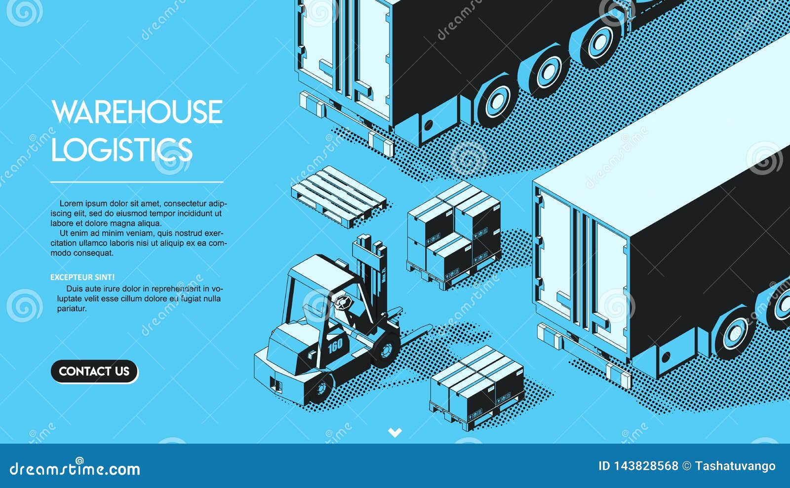 Warehouse Logistics Line Icons Collection. Inventory, Shipment, Pallet ...