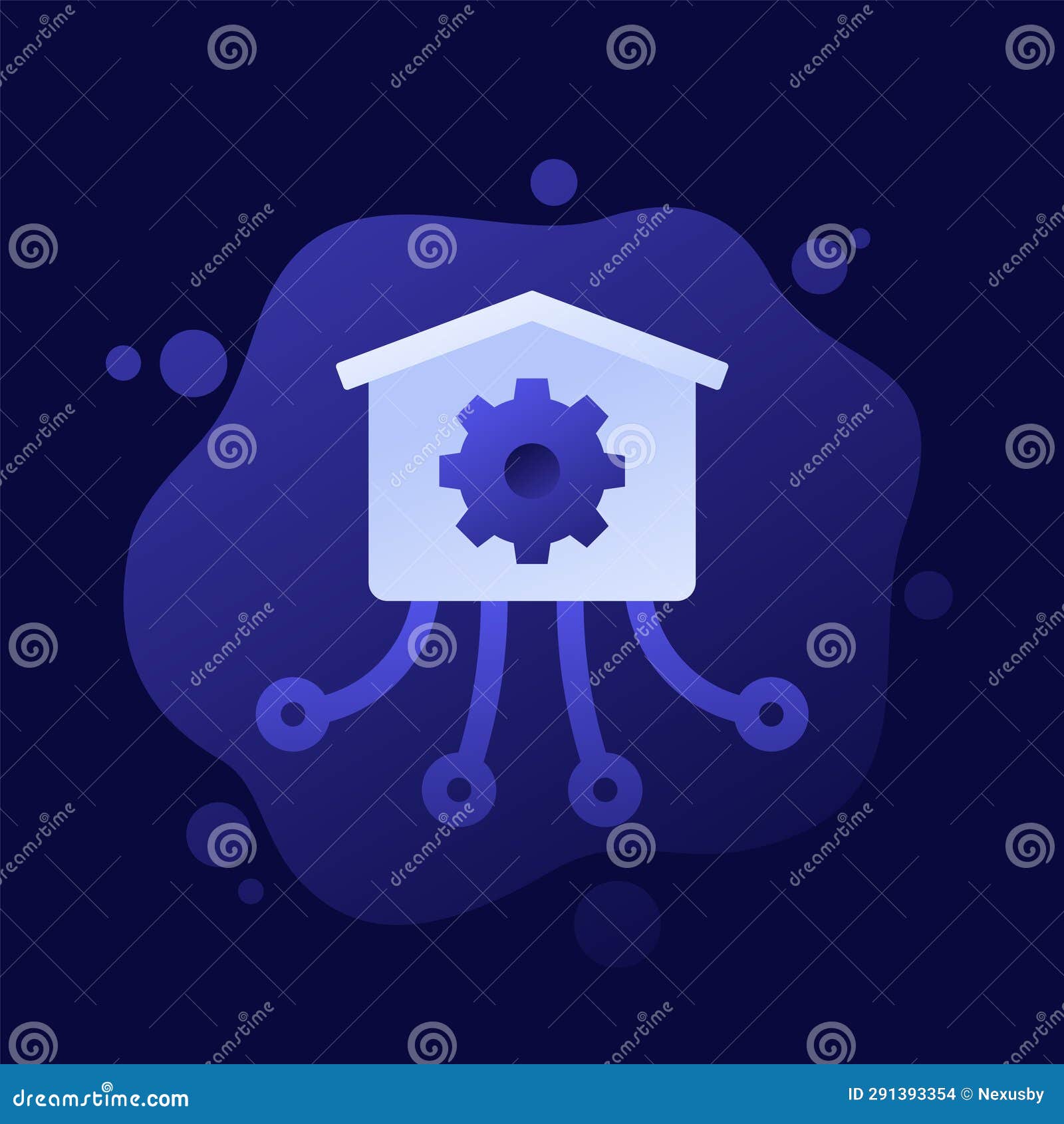 Warehouse or Logistics Optimization Icon, Vector Stock Vector ...