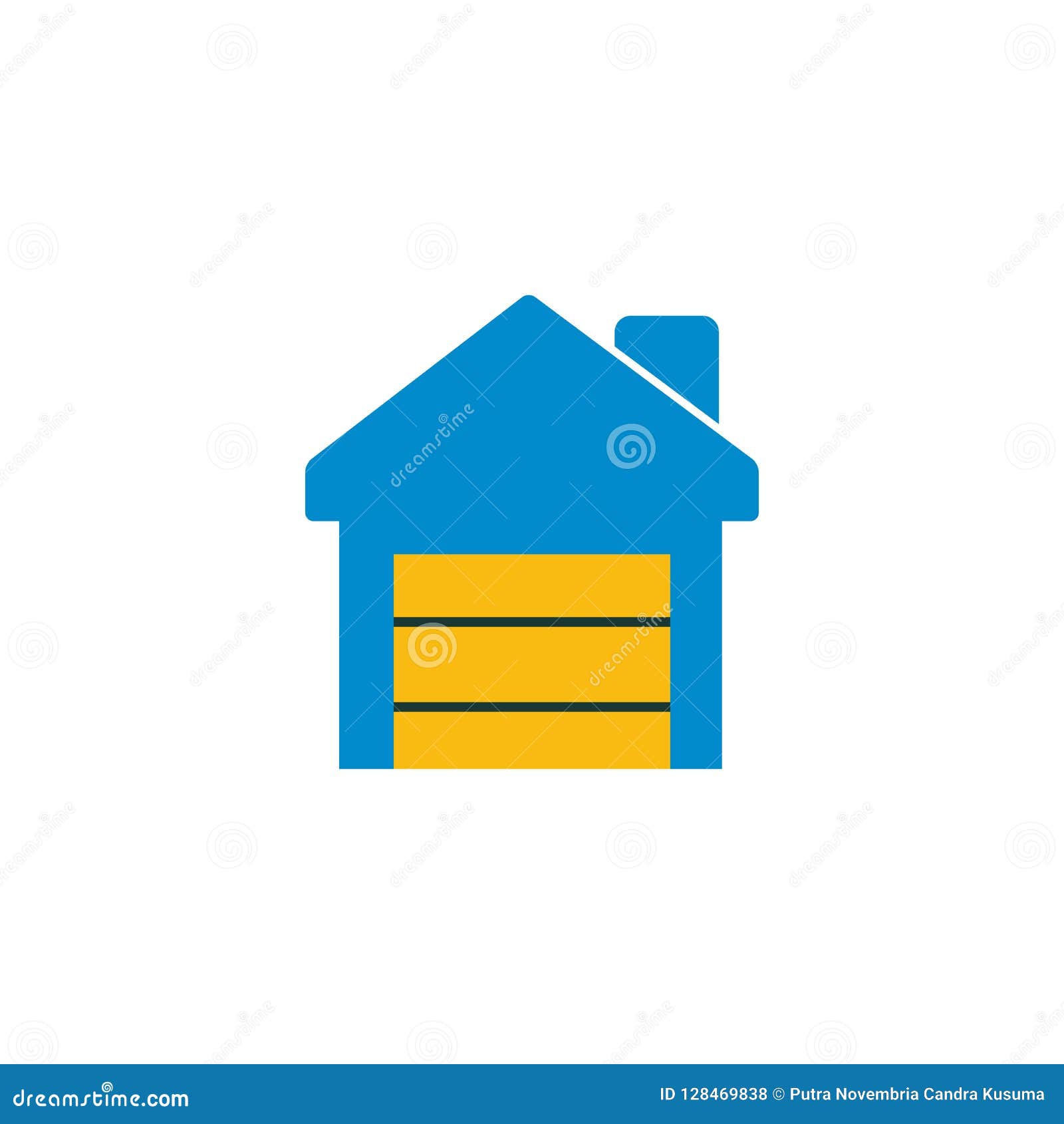 Warehouse Logo Icon Design stock vector. Illustration of manufacturing ...