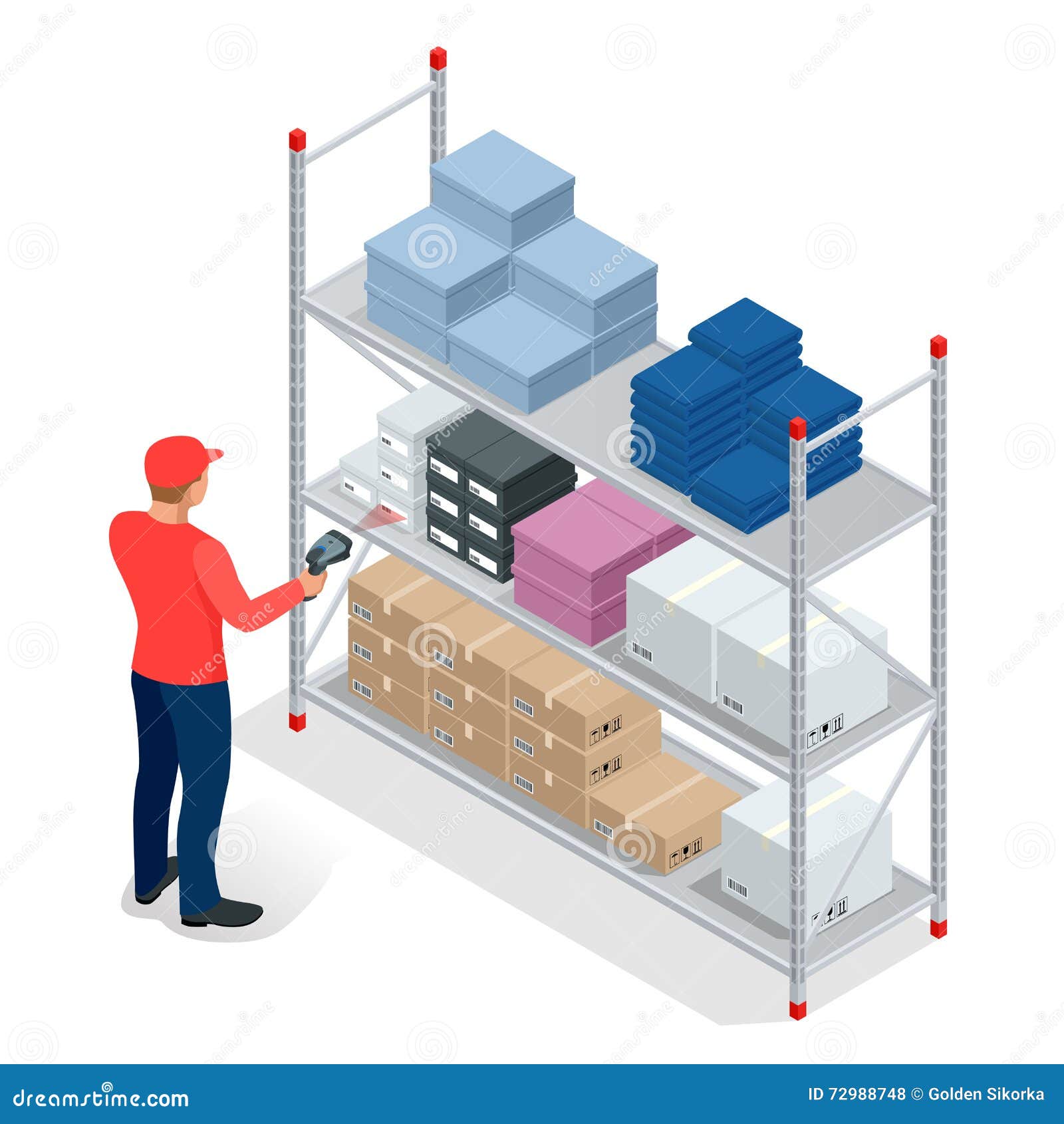 Warehouse Racks Pictogram Stock Illustrations – 10 Warehouse Racks ...