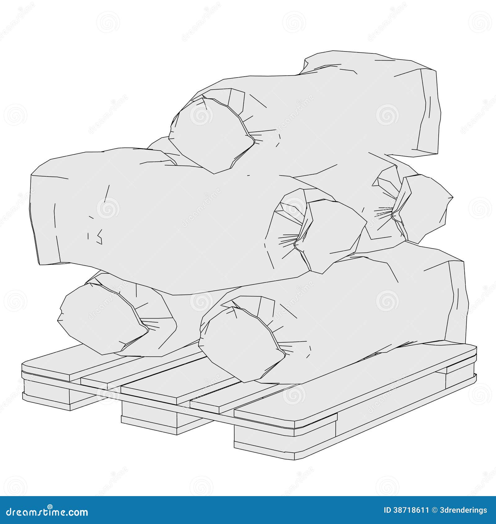 Warehouse material stock illustration. Illustration of toon - 38718611