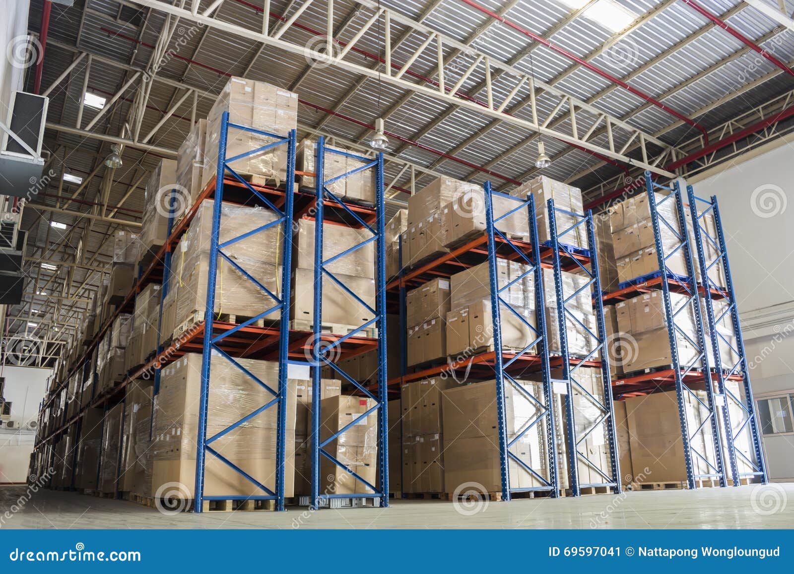 Warehouse and material. stock image. Image of including - 69597041