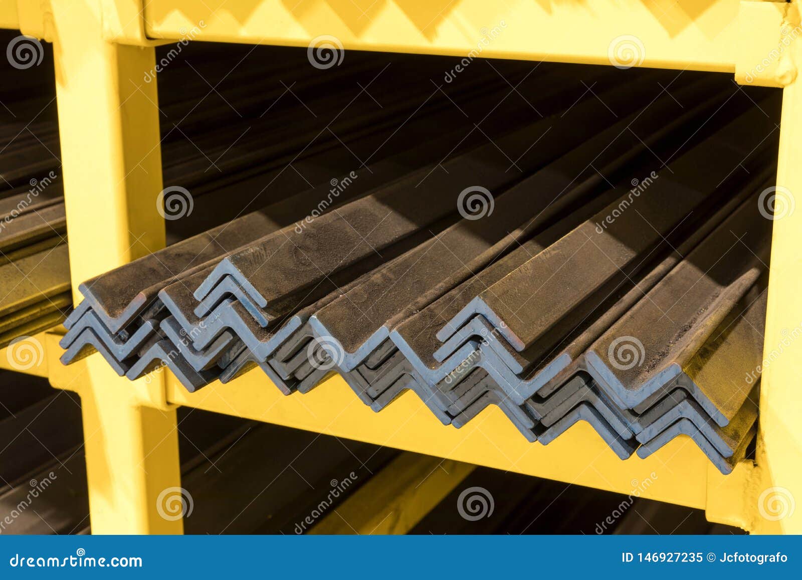 Warehouse with Materials for Construction Stock Image - Image of ...