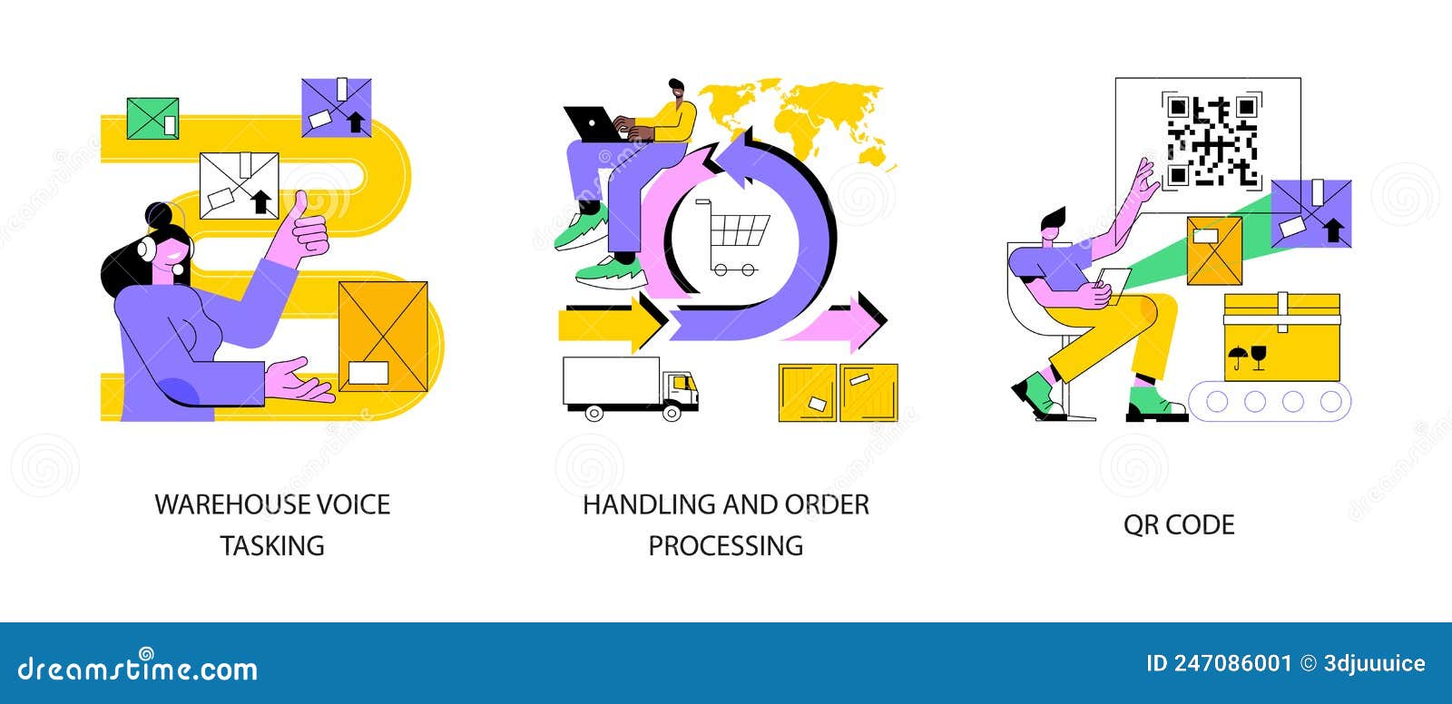 Warehouse Modern Technology Concept, Warehouse Voice Tasking, Handling ... Warehouse Modern Technology Concept, Warehouse Voice Tasking, Handling ...