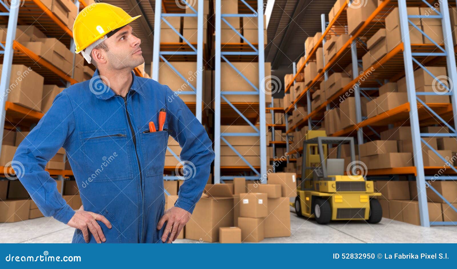 Warehouse operative b stock photo. Image of delivery - 52832950