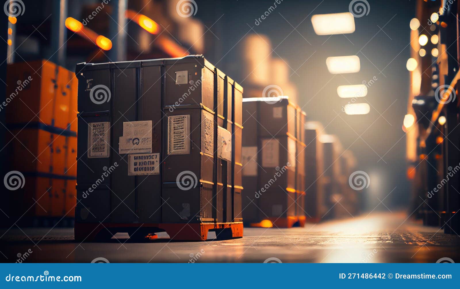 All Packed Boxes Mean Packaging Royalty-Free Stock Photography ...