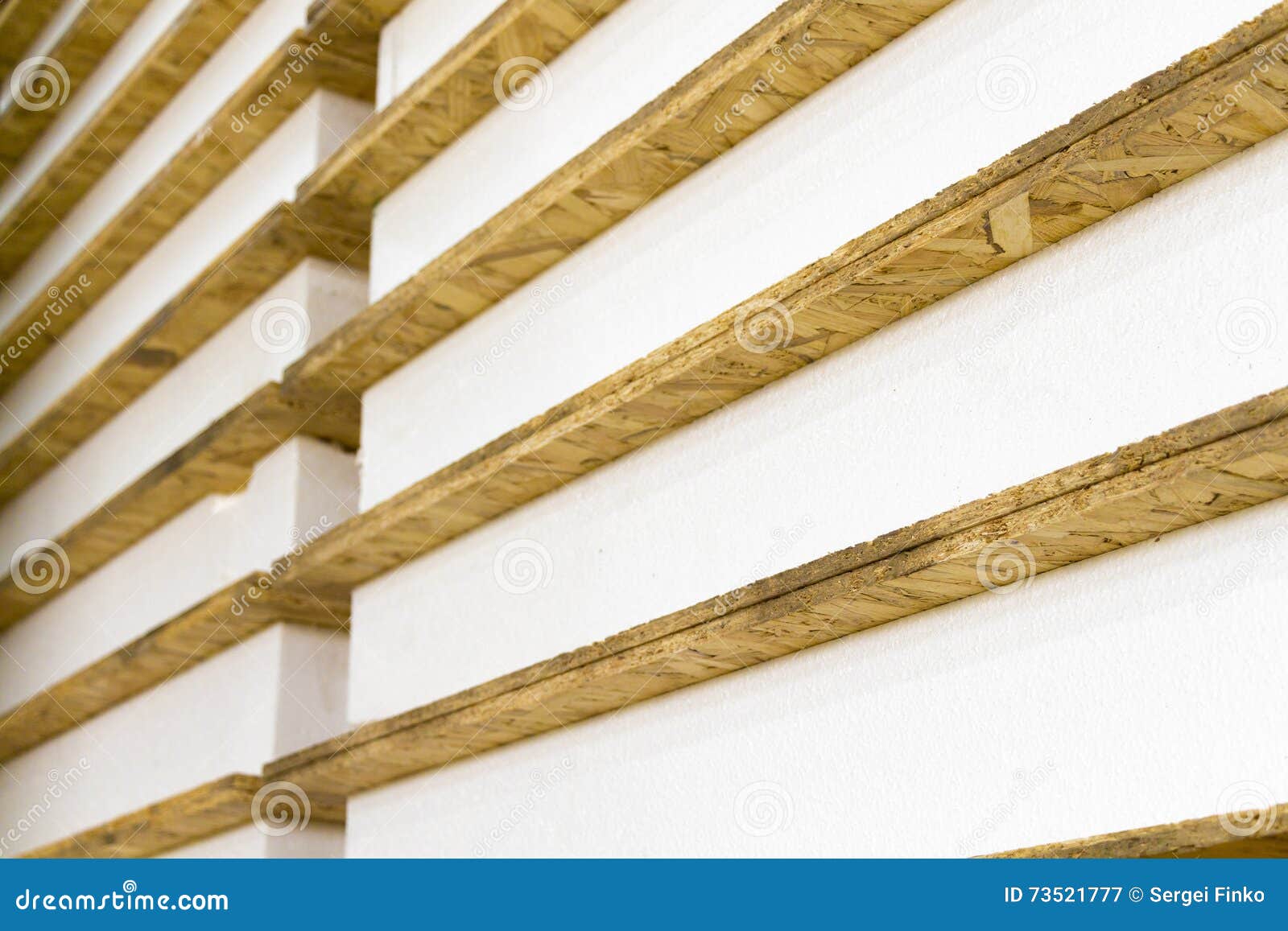 Warehouse Panels for Construction Stock Image - Image of packing ...