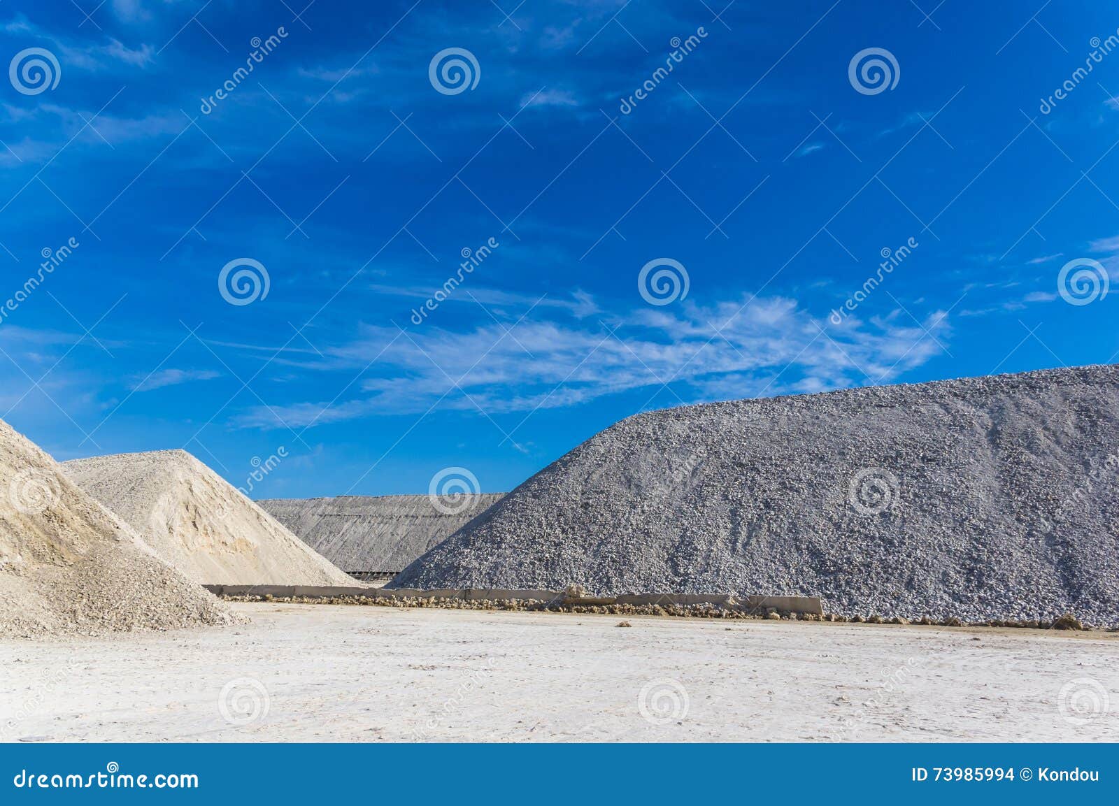 Warehouse Production in Quarry Stock Photo - Image of engine, heap ...