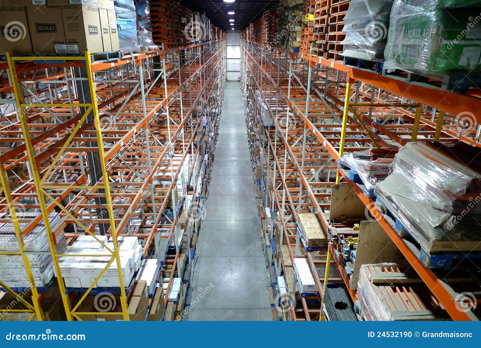 Warehouse Racks editorial image. Image of company, composing - 24532190