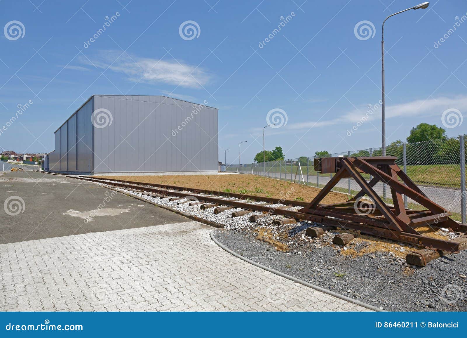Warehouse Rail stock image. Image of transport, factory - 86460211