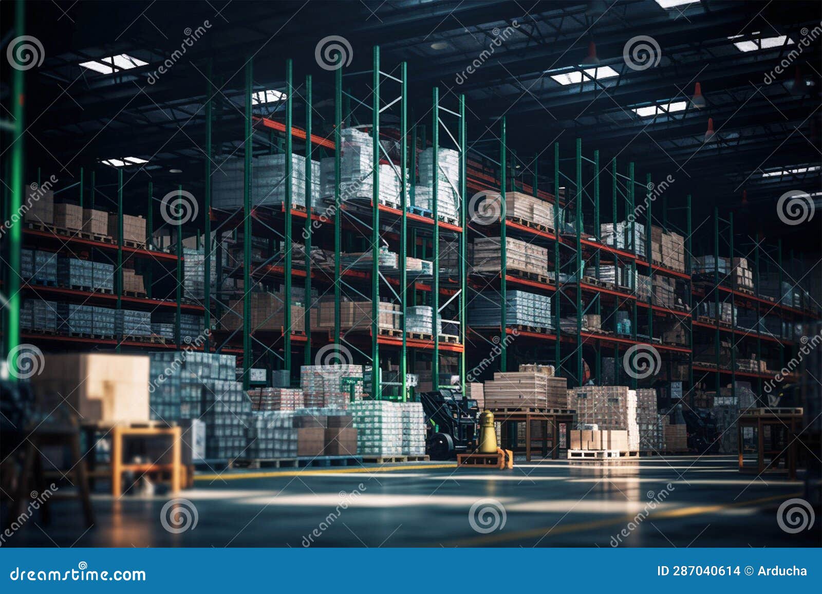 Warehouse Room Delivery Packages Arragement In The Expeditions Stock ...