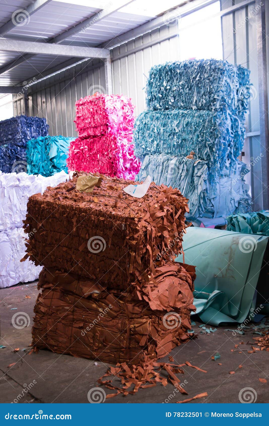 Warehouse - Scrap Paper To Recycle Stock Image - Image of equipment ...