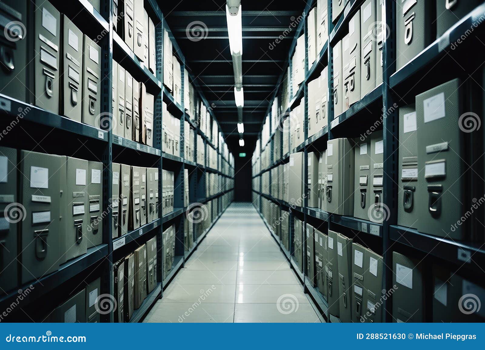 A Warehouse with Secret Ufo Files Stock Illustration - Illustration of ...