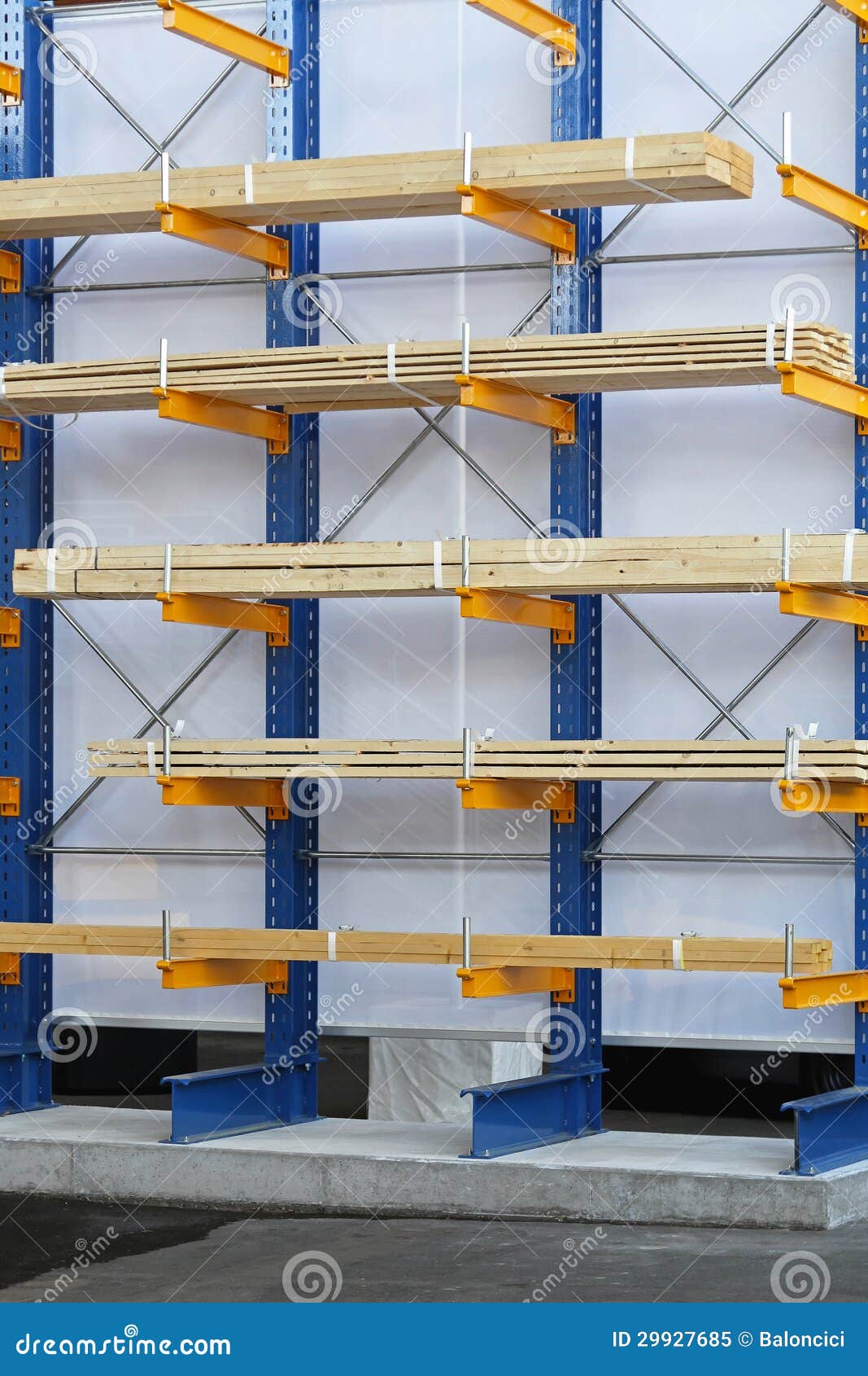 Warehouse shelves stock image. Image of lumber, heay - 29927685