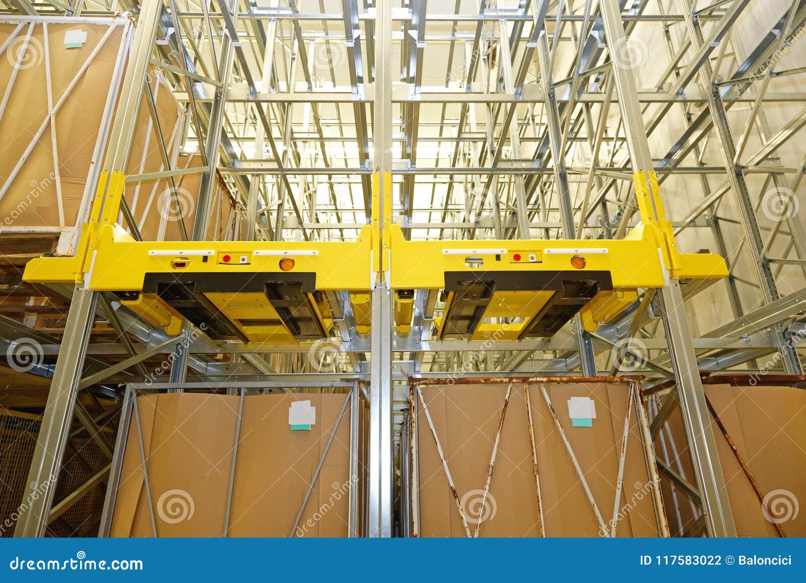 Shuttle Shelving System stock photo. Image of retrieval - 117583022