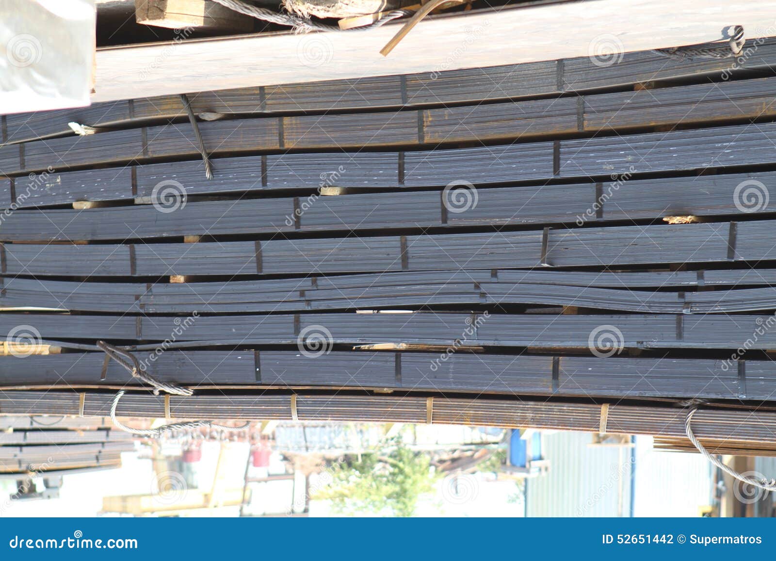Warehouse for Shipping, Handling and Storage of Sheet Metal Stock Photo ...