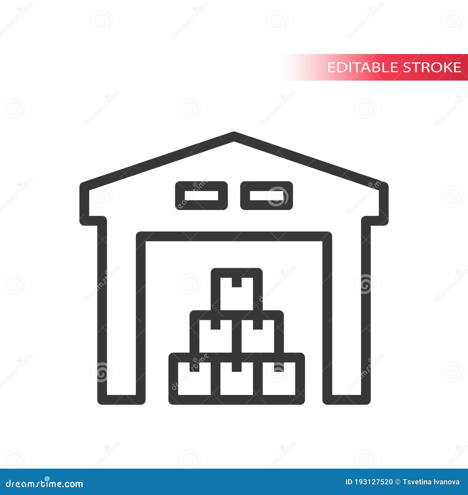 Stacked Boxes And Pictograms Royalty-Free Illustration | CartoonDealer ...