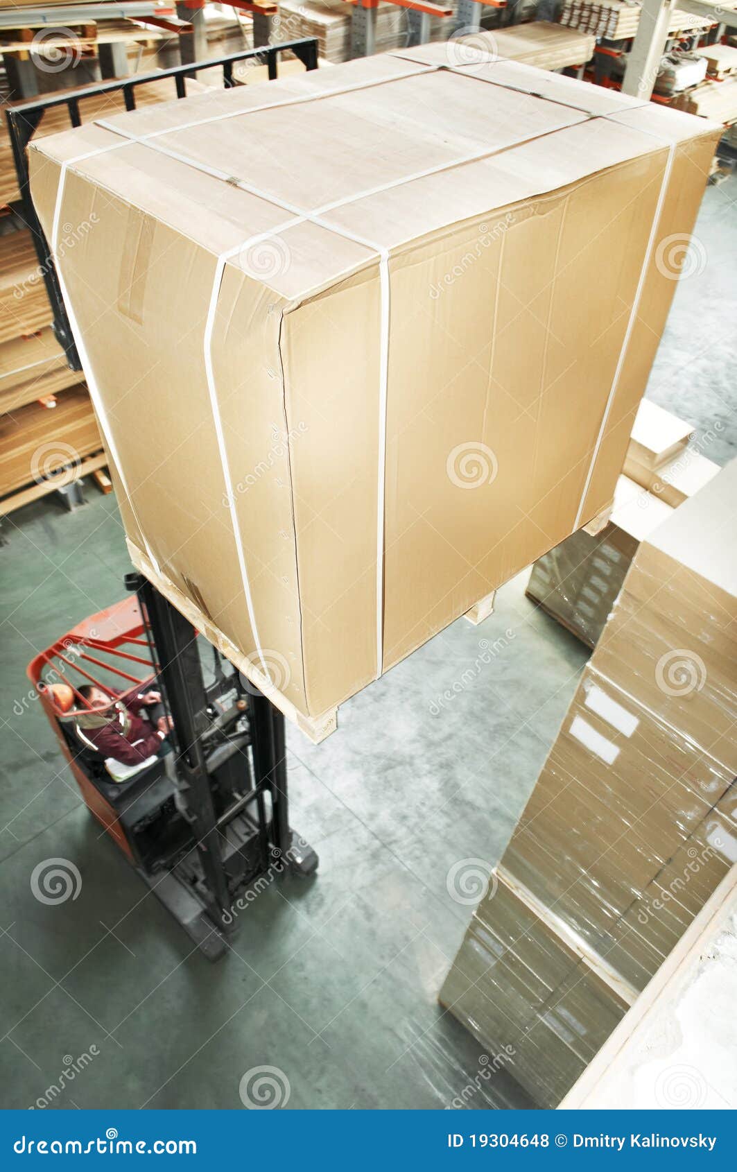 Stacker Forklift Royalty-Free Stock Photo | CartoonDealer.com #61617969