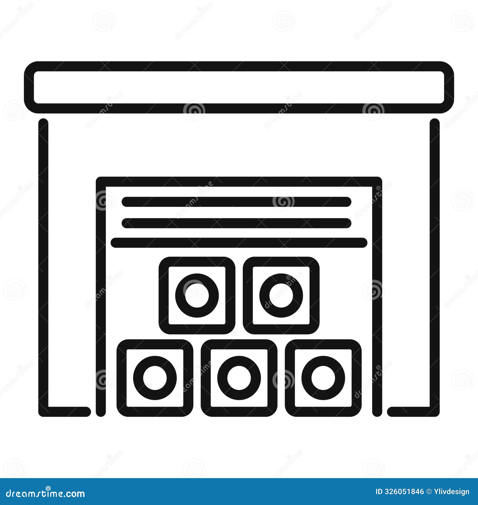 Warehouse Storage Room is Storing Six Cardboard Boxes Stock ...