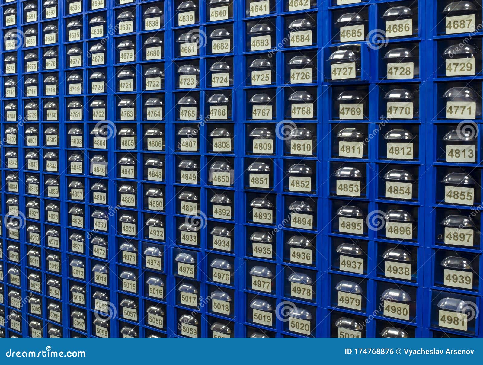 Warehouse storage system stock photo. Image of objects - 174768876