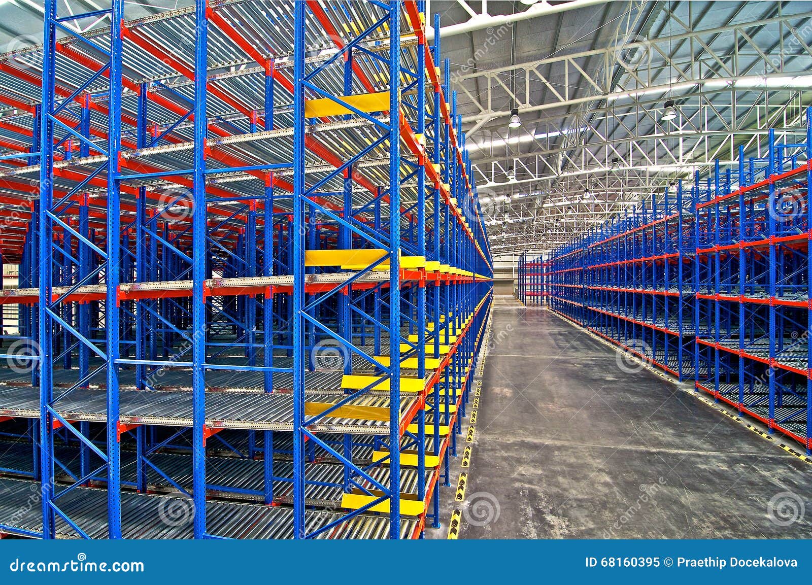 Warehouse storage systems stock image. Image of shelving - 68160395