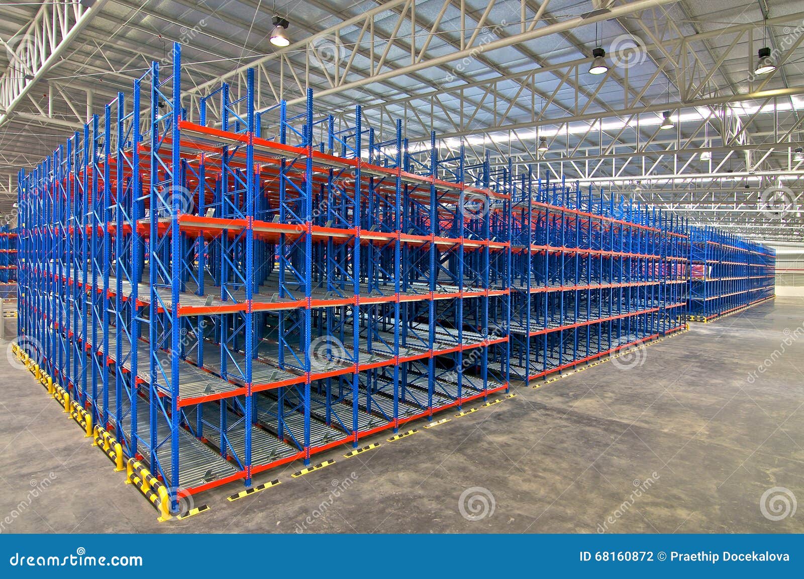 Warehouse storage systems stock photo. Image of interior - 68160872