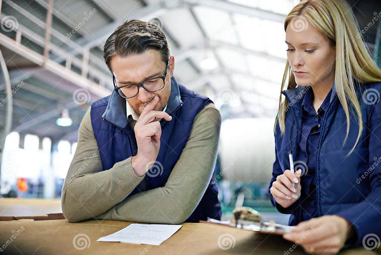 Warehouse, Teamwork and People with Document for Shipping Schedule ...