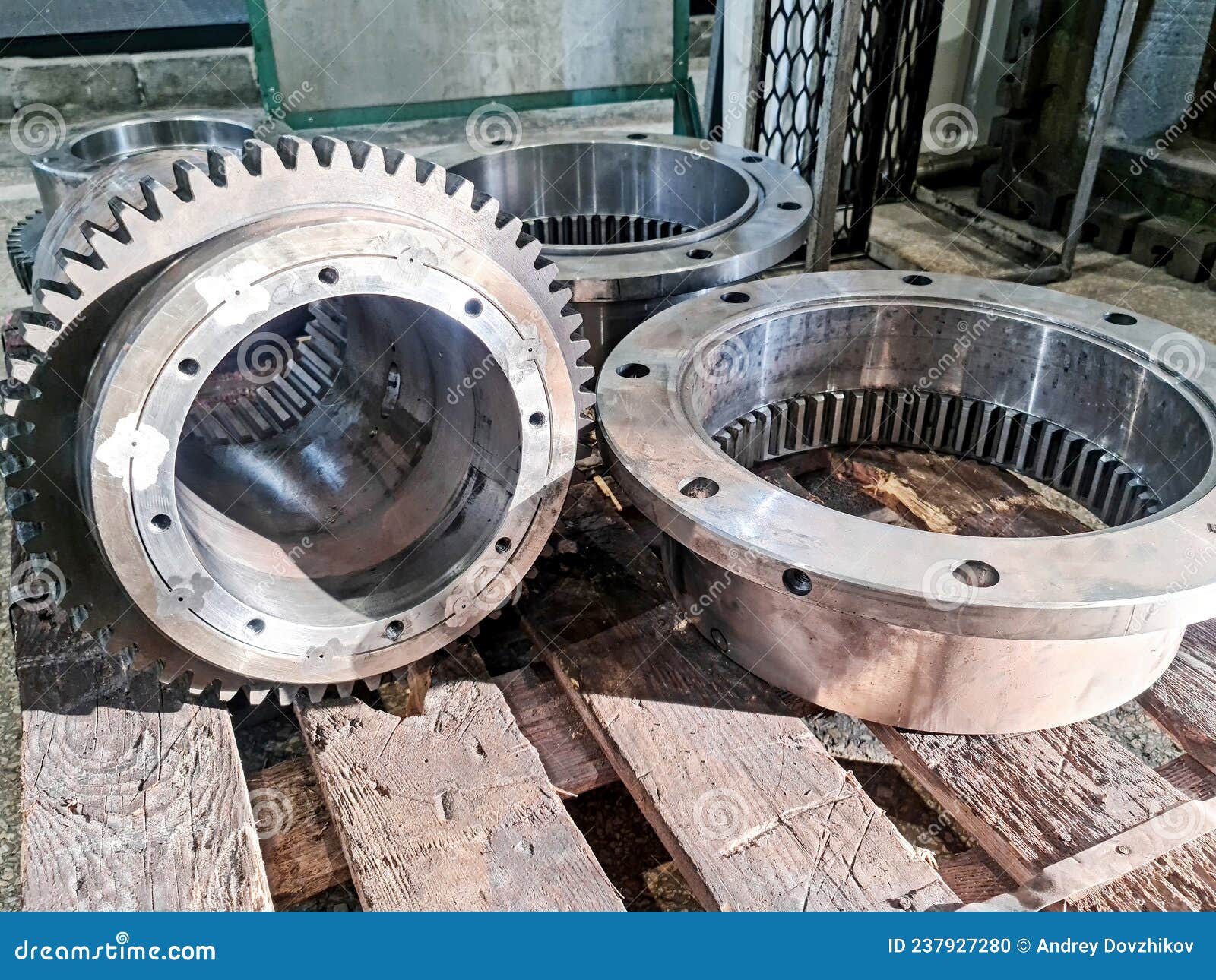 In the Warehouse There are Ready-made Spur and Internal Gears after ...