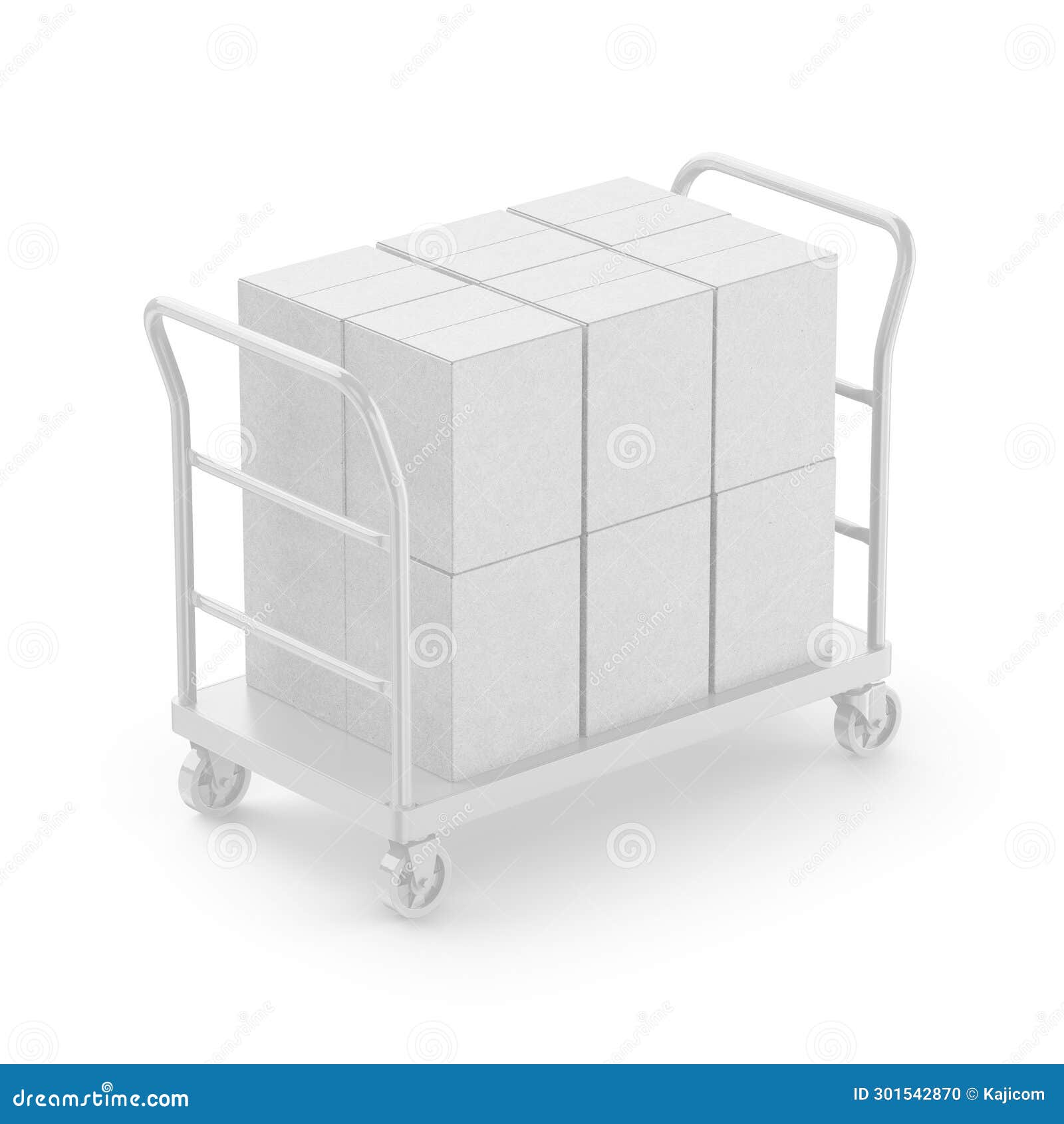 Warehouse Trolley. Vector Drawing | CartoonDealer.com #154971171