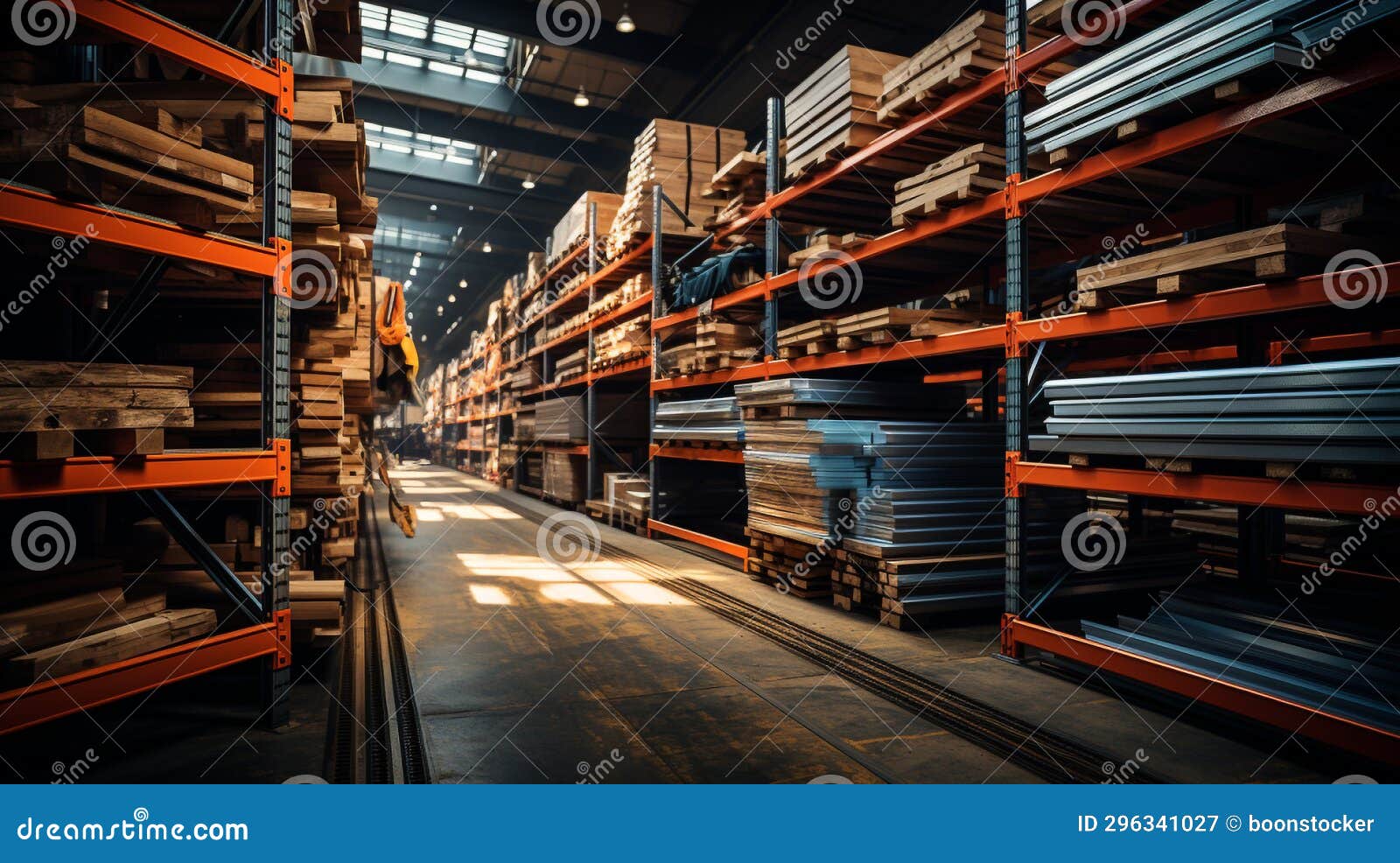 Warehouse for Wholesale and Retail Trade in Building Materials. AI ...
