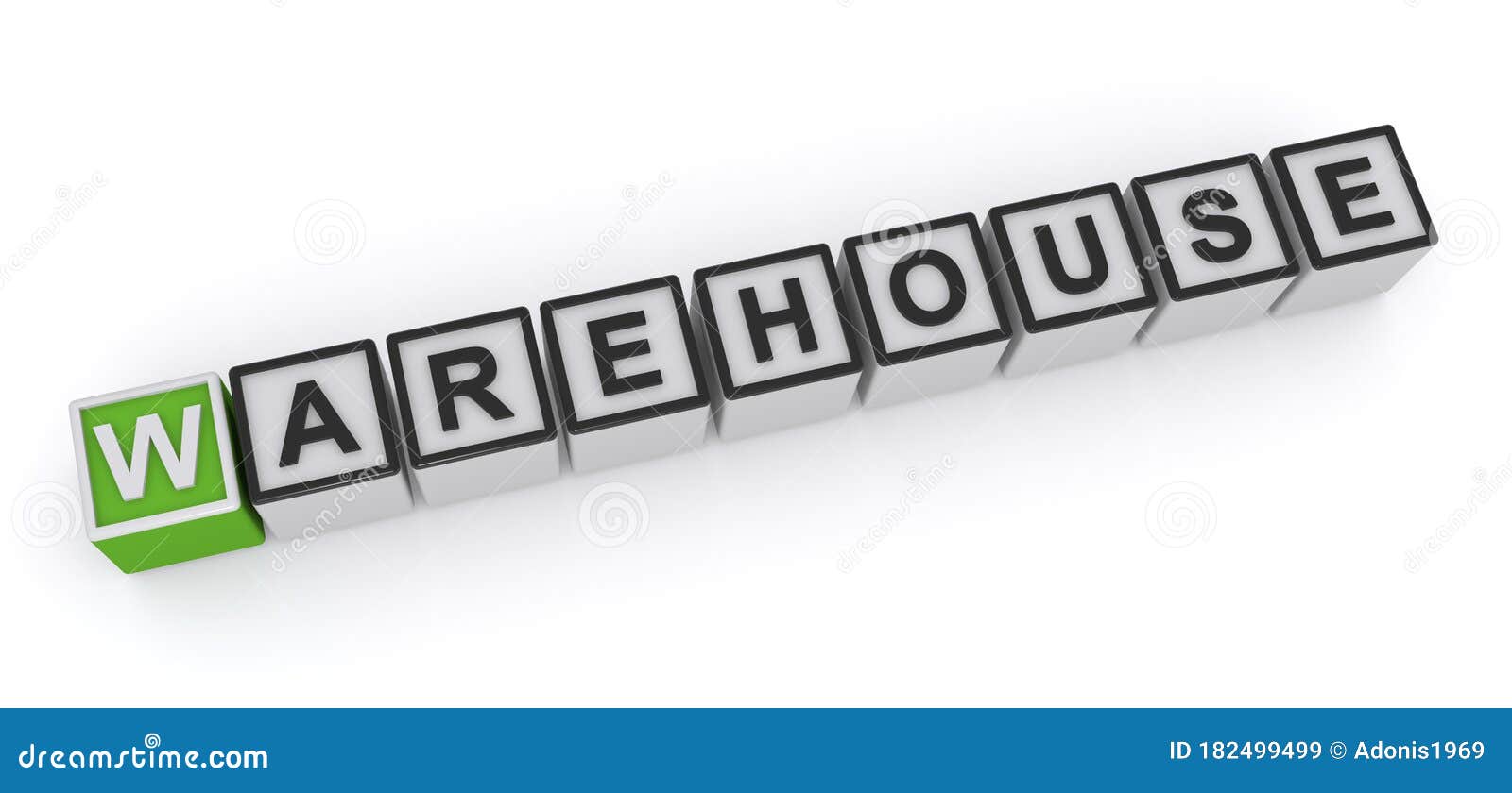 Warehouse word block stock image. Image of block, manycoloured - 182499499