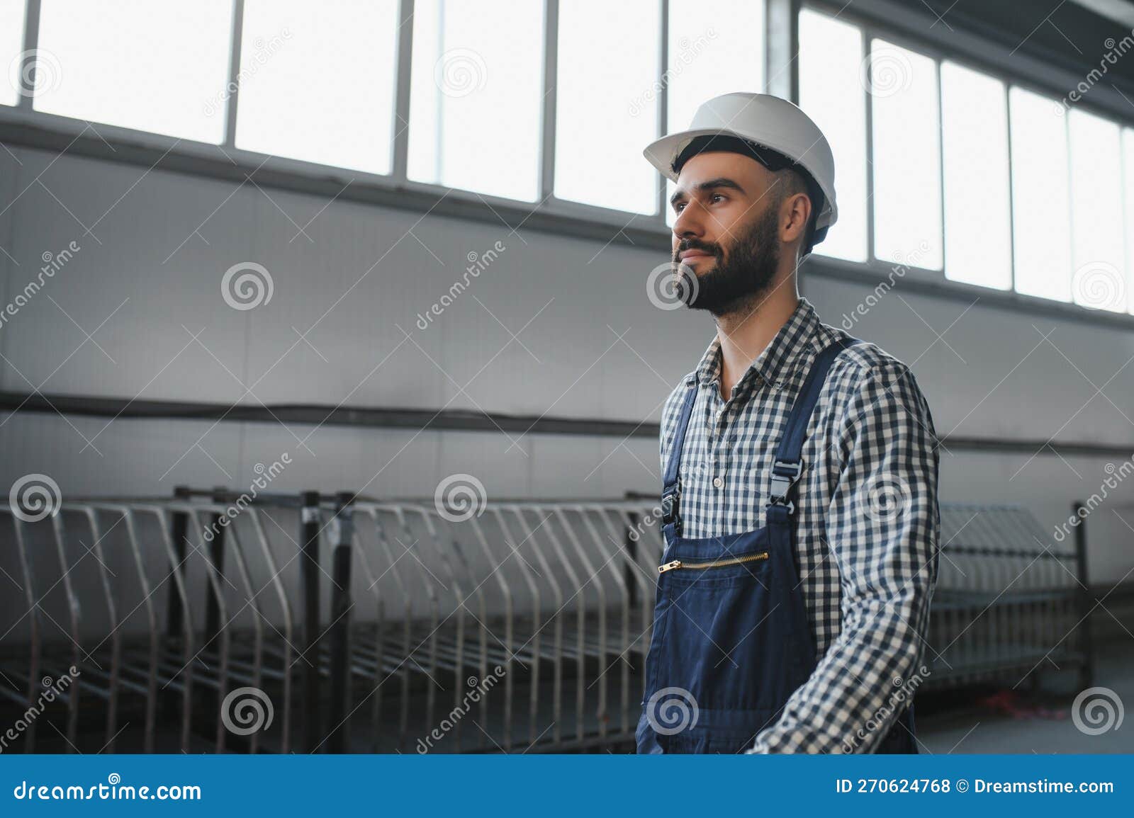 Warehouse Worker. Guy in Warehouse Worker Uniform. Stock Photo - Image ...