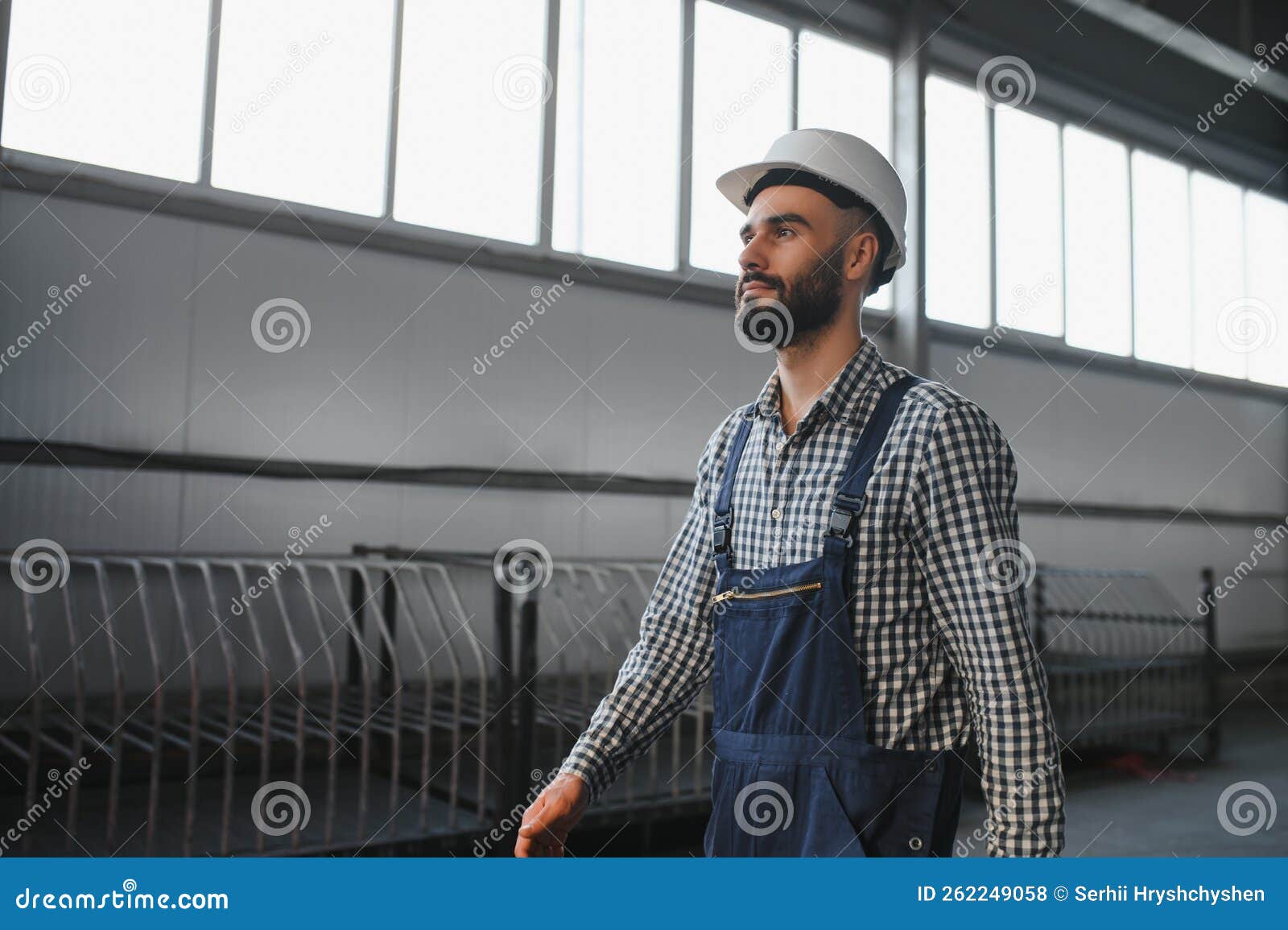 Warehouse Worker. Guy in Warehouse Worker Uniform. Stock Photo - Image ...