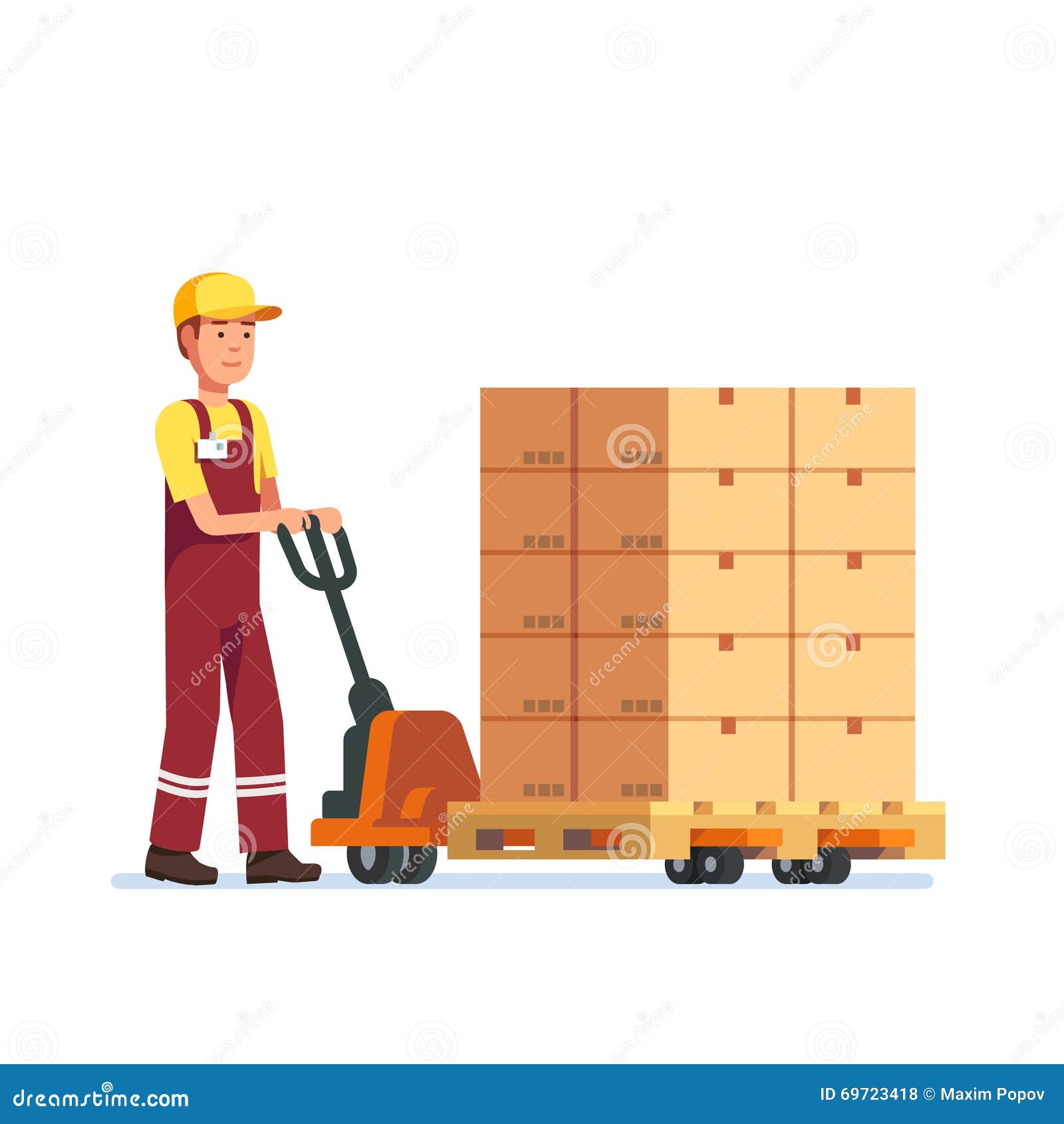 Warehouse Workers Clip Art