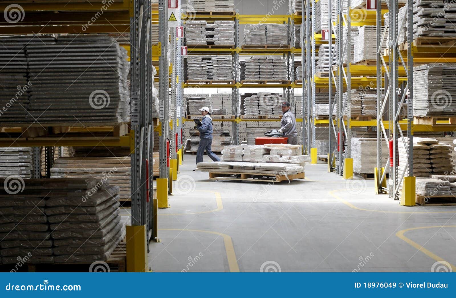 Warehouse Workers in Wood Factory Editorial Stock Image - Image of ...