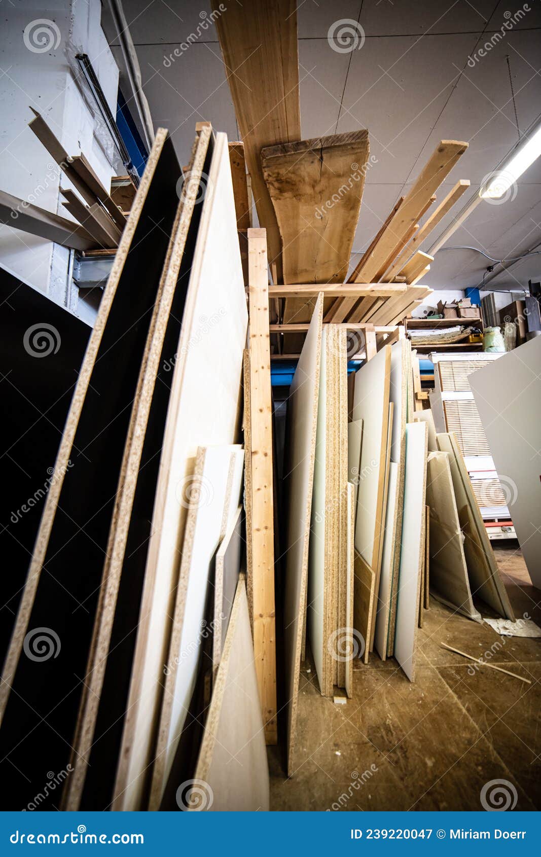 Warehouse or Workshop in a Hardware Store Stock Image - Image of ...