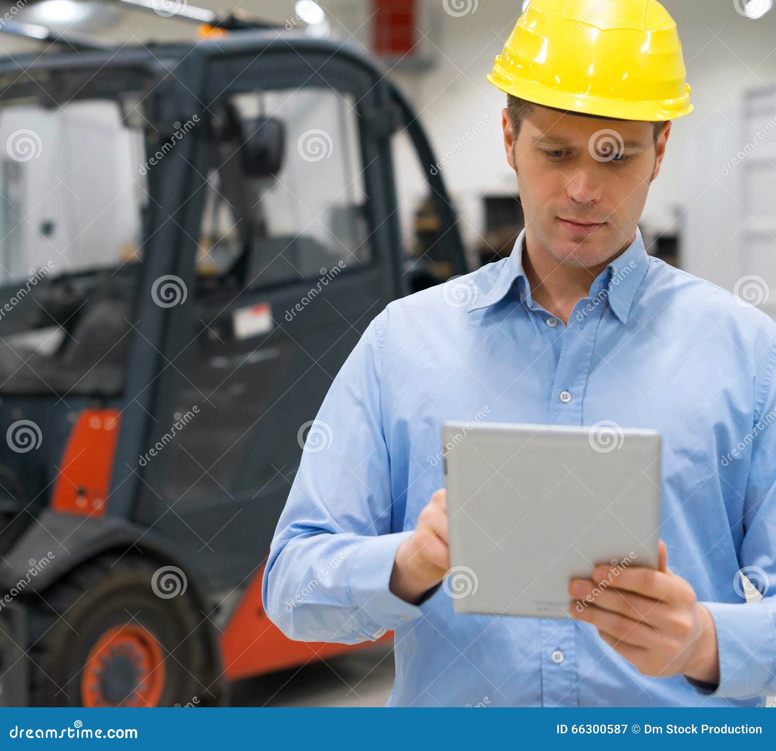 Warehouseman. stock image. Image of business, storehouse - 66300587