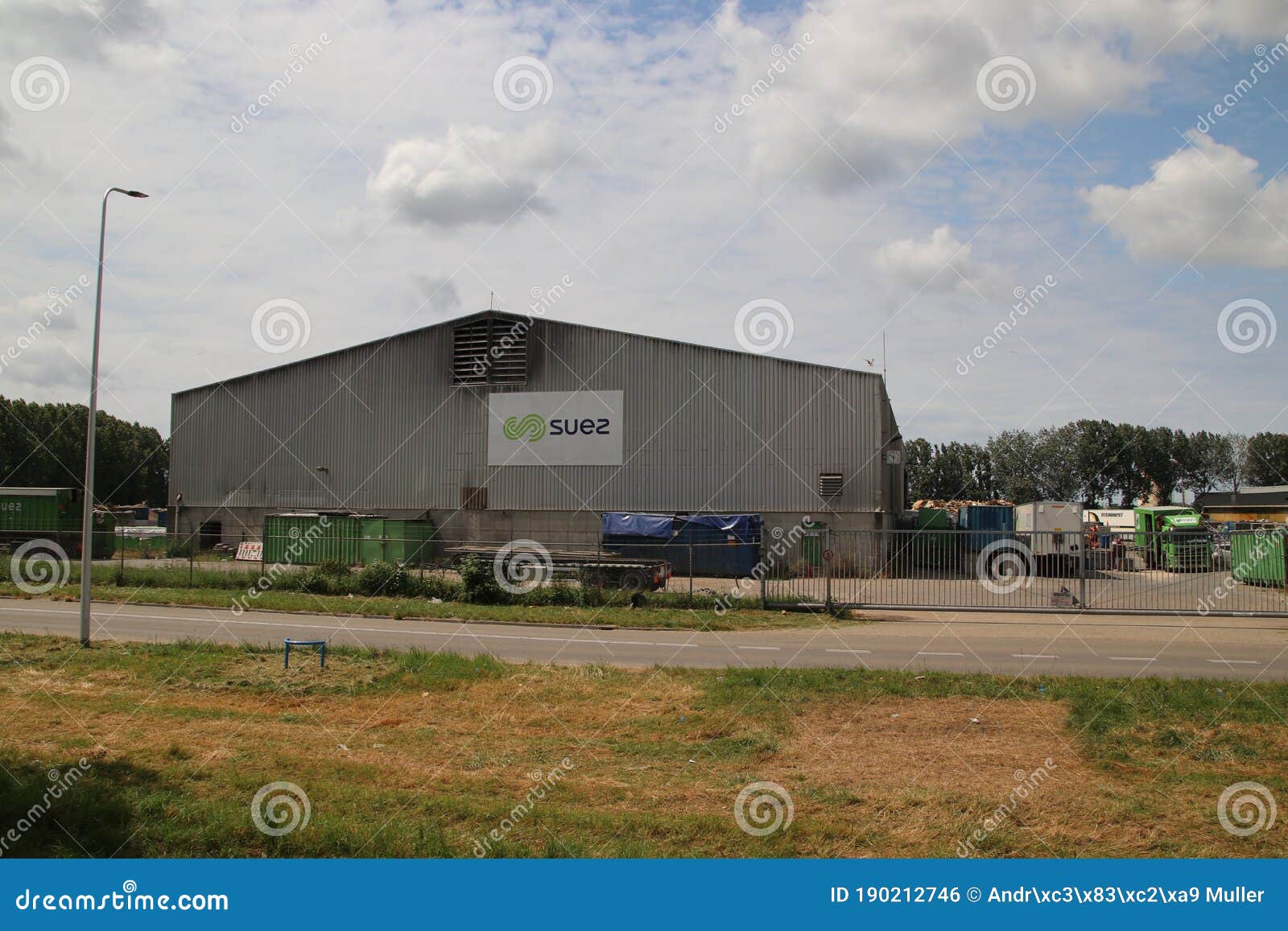 Warehouses Full of Waste at the Suez Waste Processor in Alphen Aan Den ...