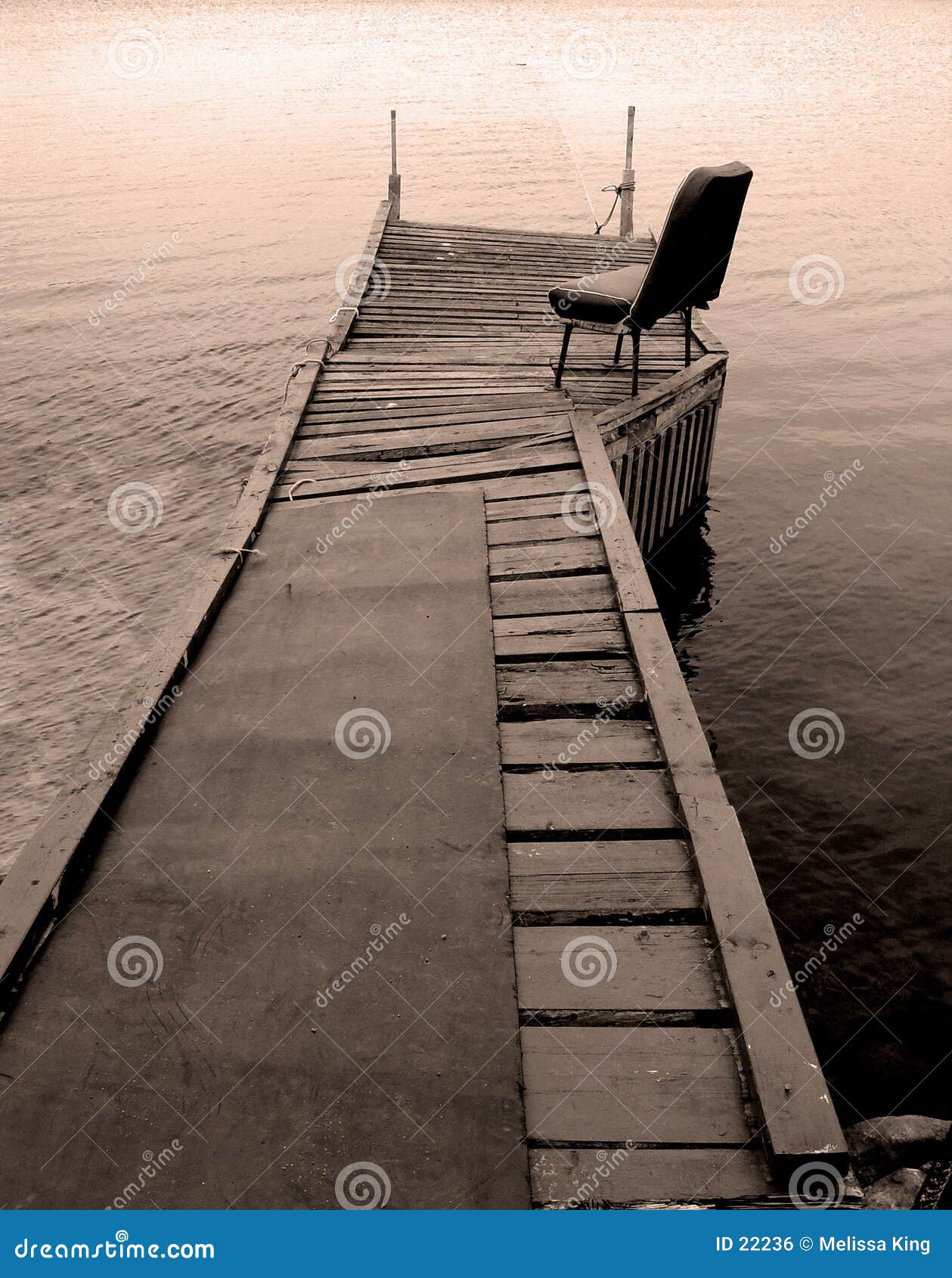 Warf on the Pond stock photo. Image of sepia, abstract, tone - 22236