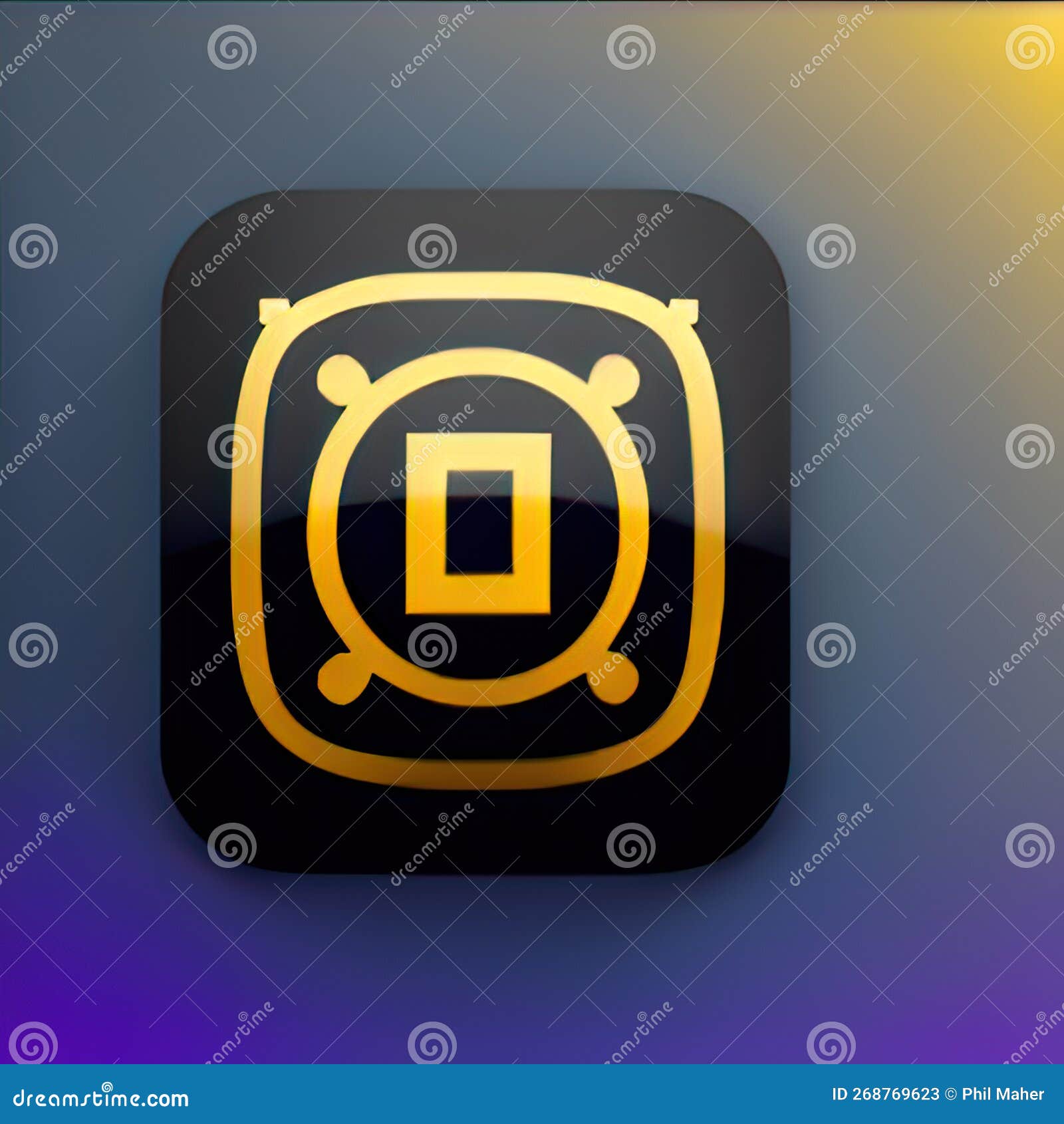 Wargame Software App Icon. Generative AI. Stock Image - Image of ...