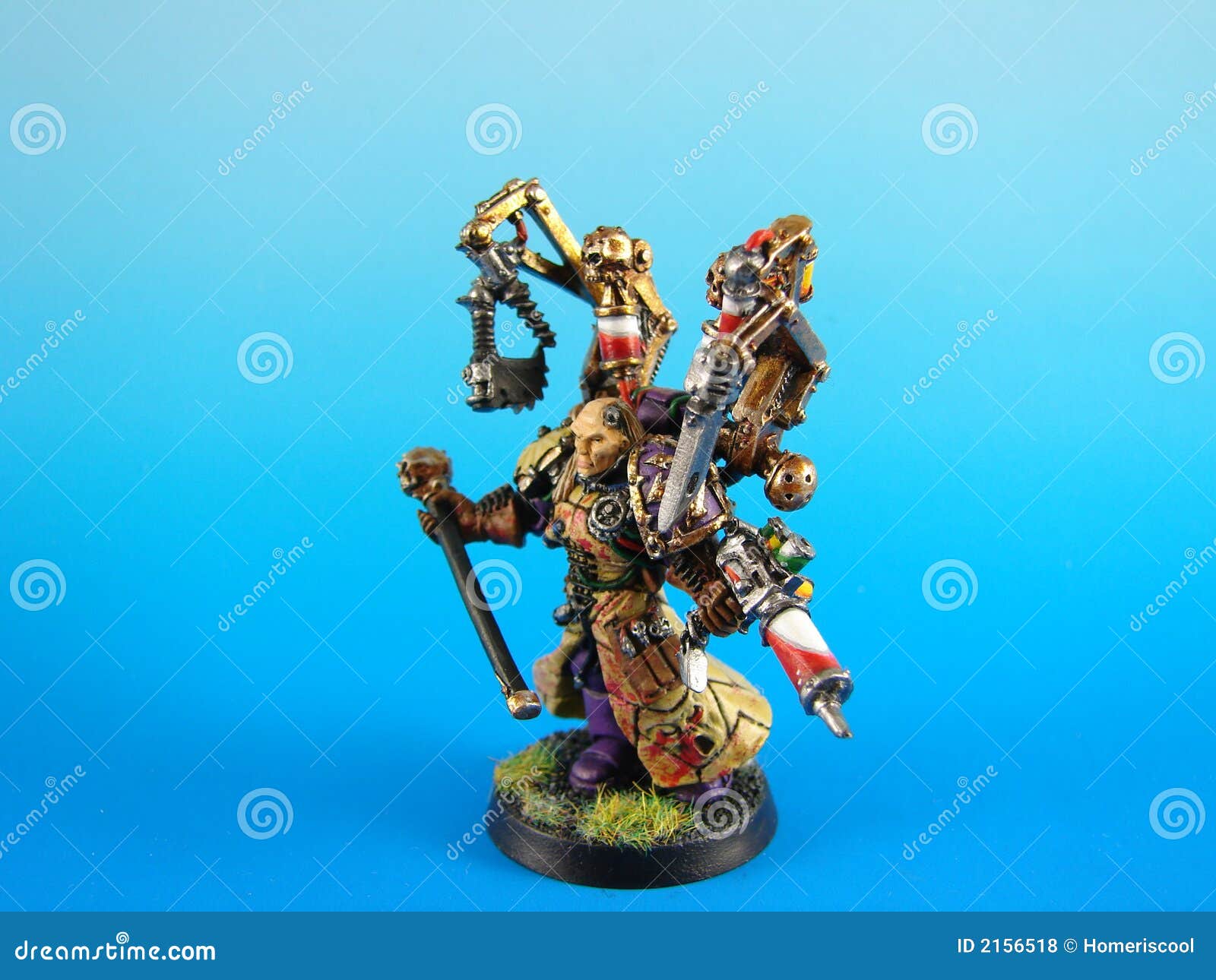 Warhammer model stock illustration. Illustration of blades - 2156518