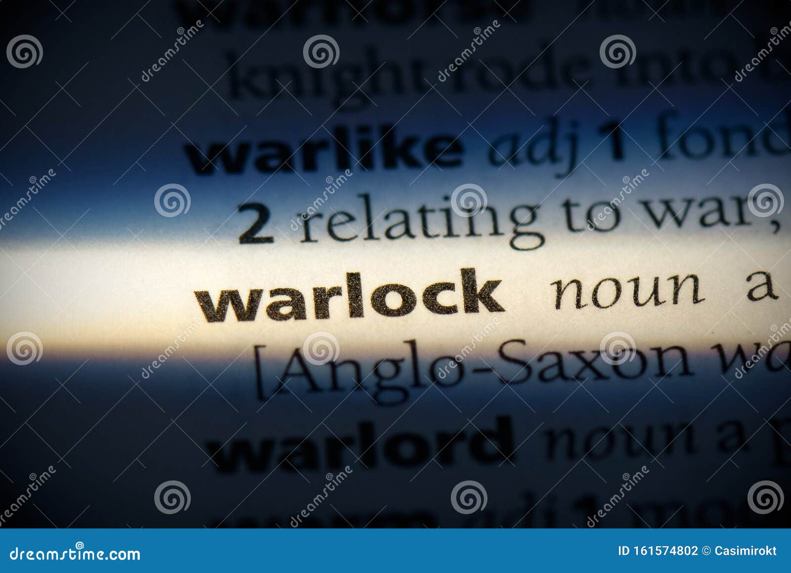 Warlock stock photo. Image of english, warlock, highlight - 161574802