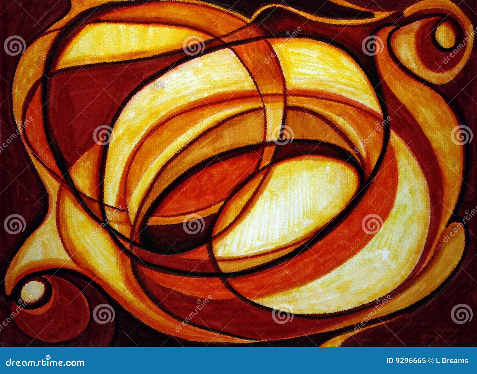 Warm Abstract Orange Linear Background Stock Photography ...