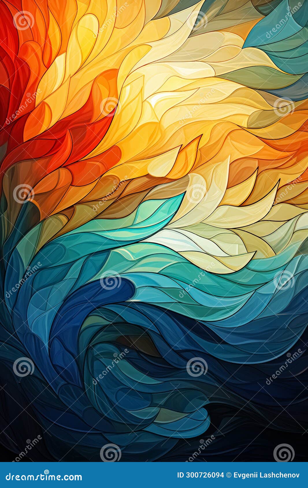 Warm Abstract Flames. AI Generation Stock Photo - Image of flame ...