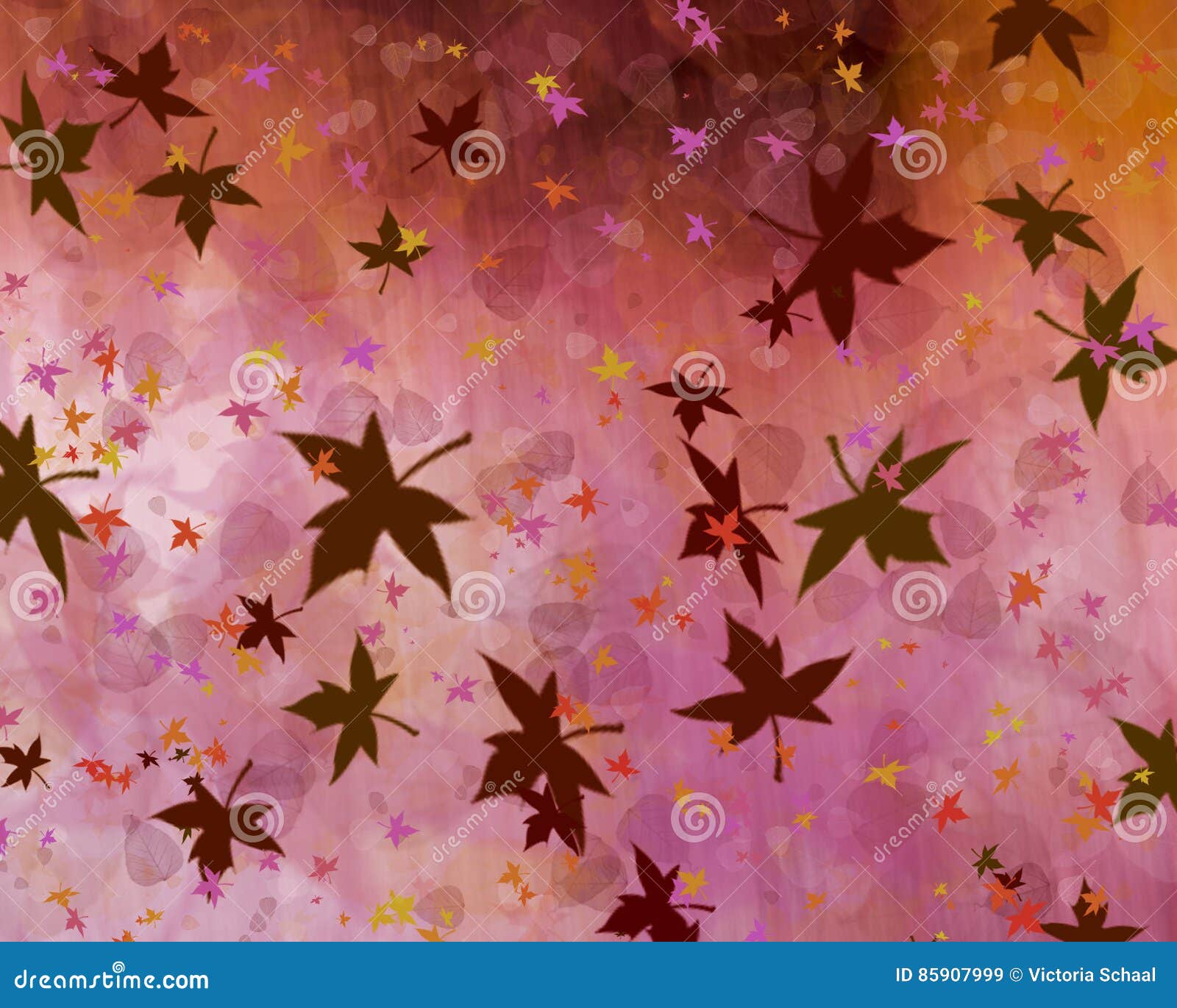 Warm backdrop with leaves stock image. Image of leaves - 85907999